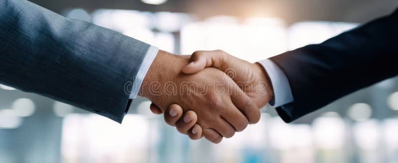 The Powerful Handshake Symbolizing Successful Partnership and Mutual ...