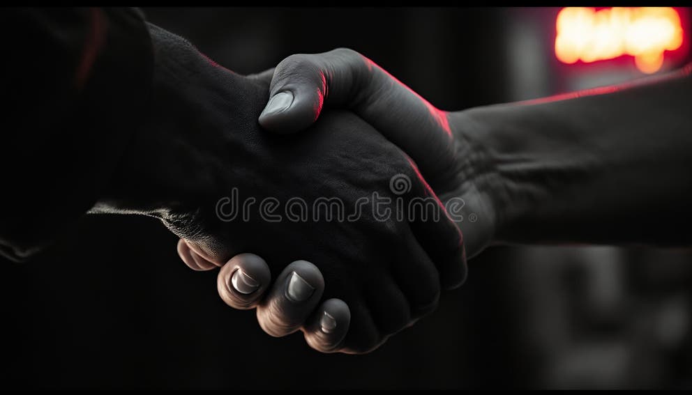 A Powerful Handshake: Unity, Partnership, and Collaboration Stock ...