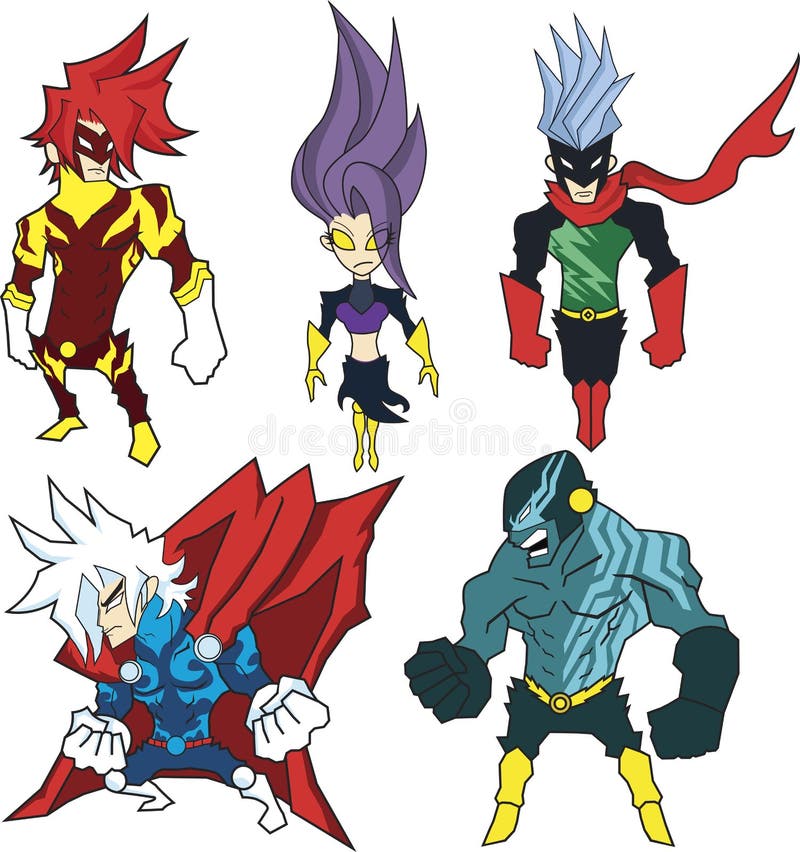 Generic superhero stock illustration. Illustration of cape - 105053