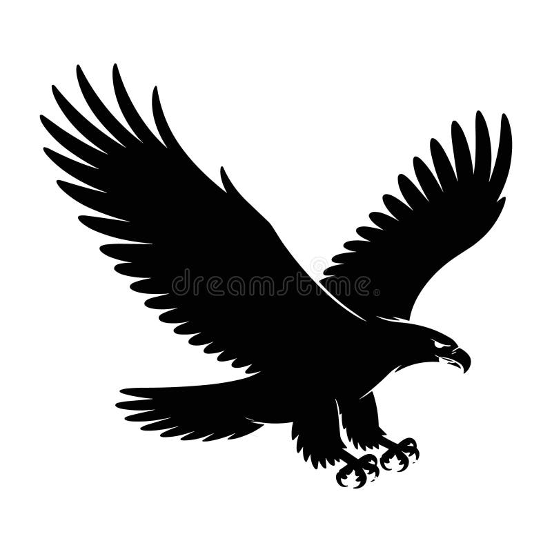 Attack Eagle Silhouette Stock Illustrations – 1,202 Attack Eagle Silhouette Stock Illustrations ...
