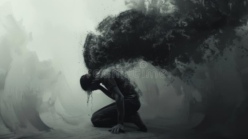 Weight of Despair: an Abstract Representation of Depression and Anxiety ...