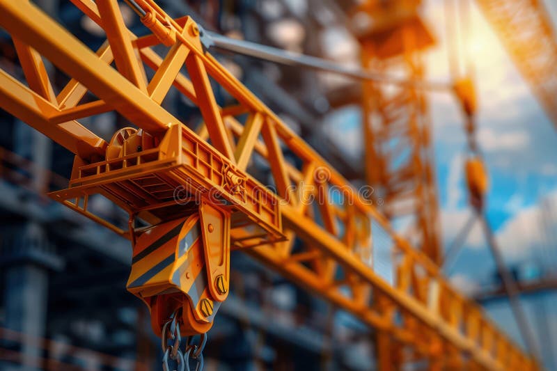 Construction Progress Framework and Lift Symbolizing Building ...