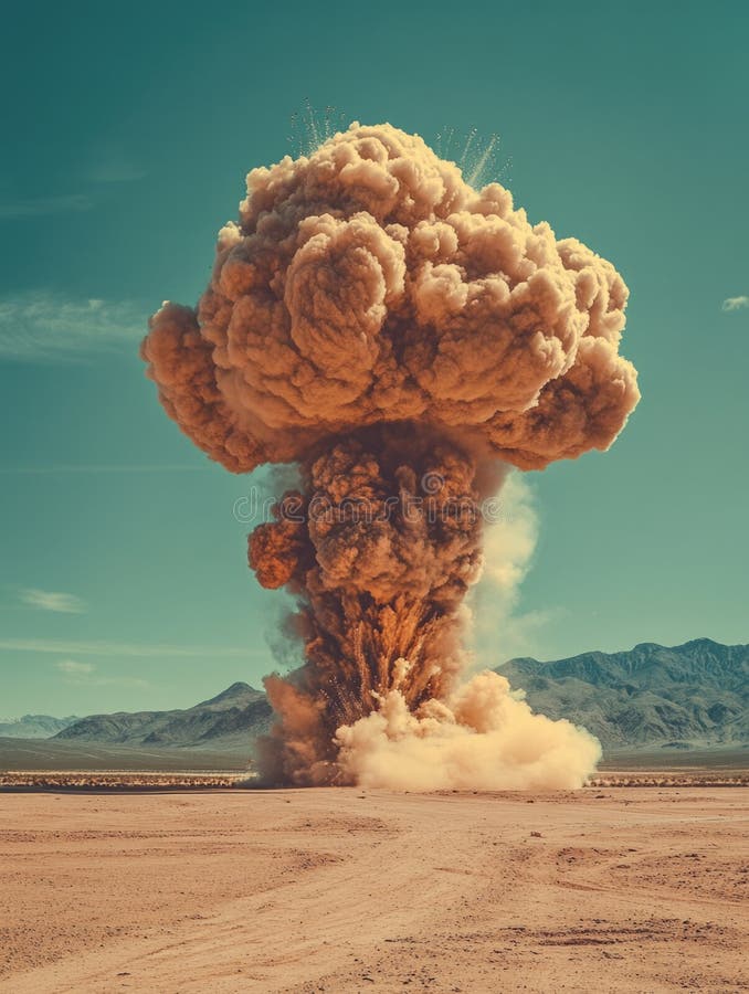 Mysterious Dust Cloud from Meteor Impact Stock Photo - Image of smoke ...