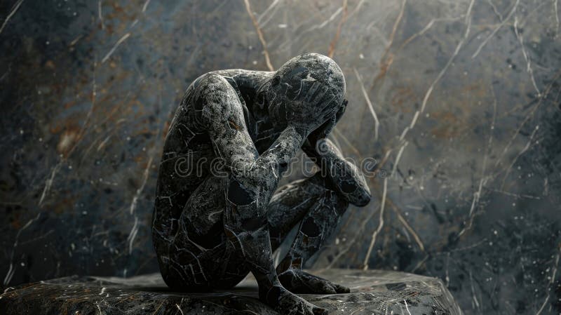 Powerful Image Expressing Human Fragility and Inner Emotional Suffering ...