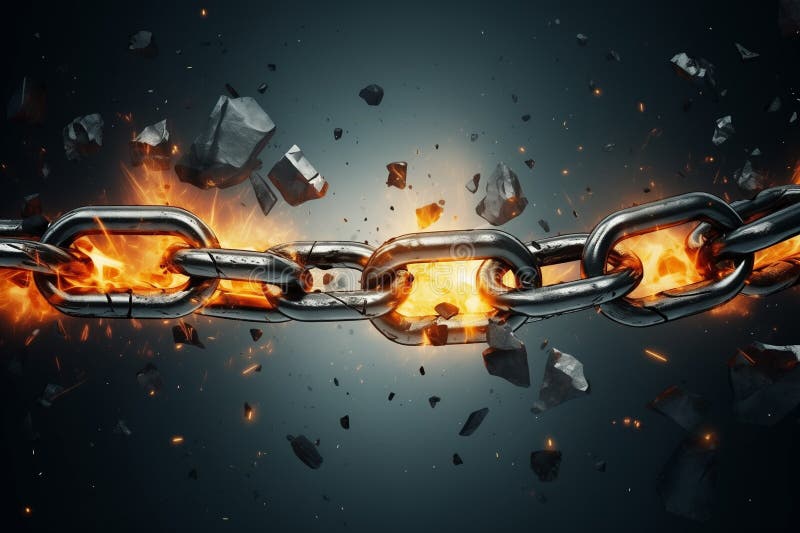 Eternal Fire Connection. Generative Ai Stock Illustration ...