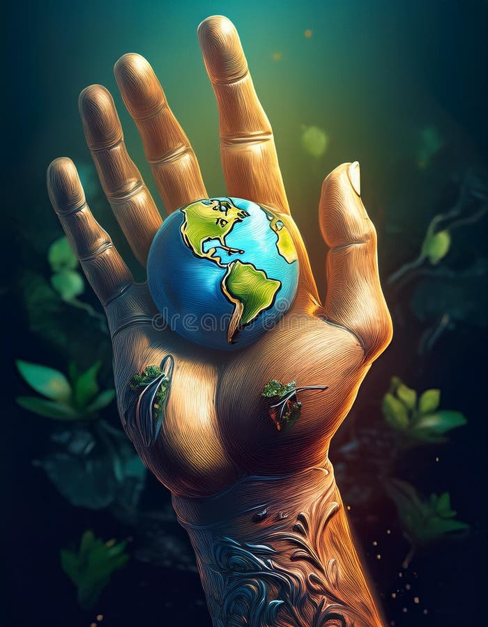 Guardian of the Earth stock illustration. Illustration of ...