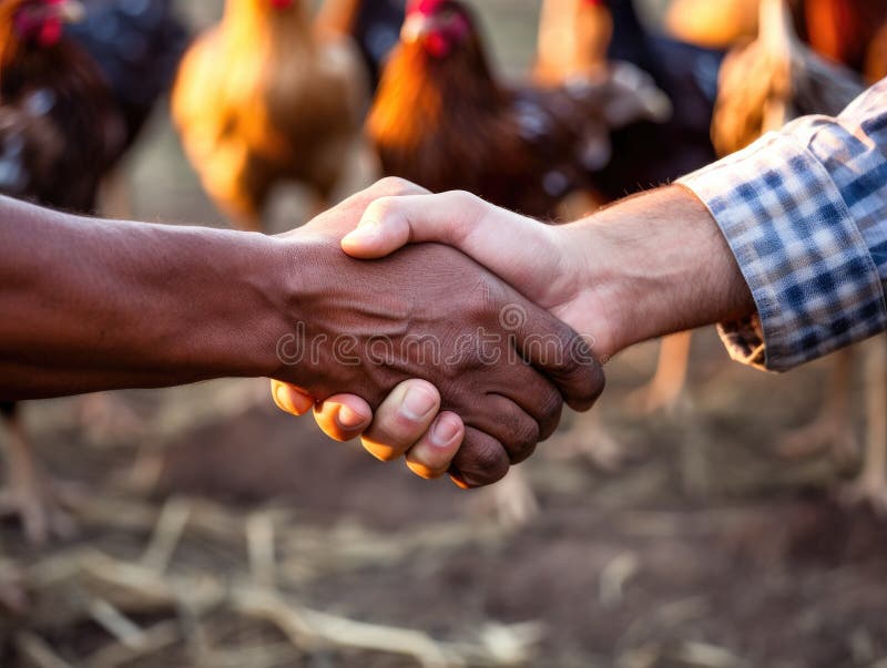 Farmers Handshake stock illustration. Illustration of agreement - 383304483