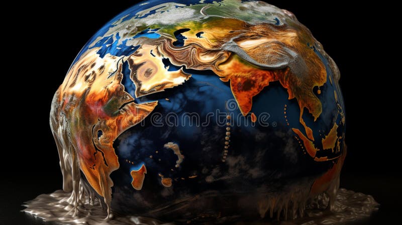 This Powerful Image of a Melting Earth Model Highlights the Urgency of ...