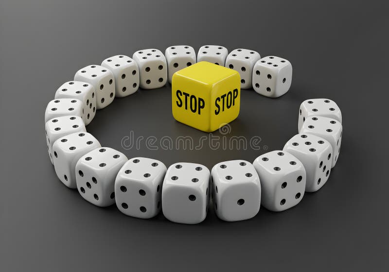 Stop Dice Stock Illustrations – 554 Stop Dice Stock Illustrations ...