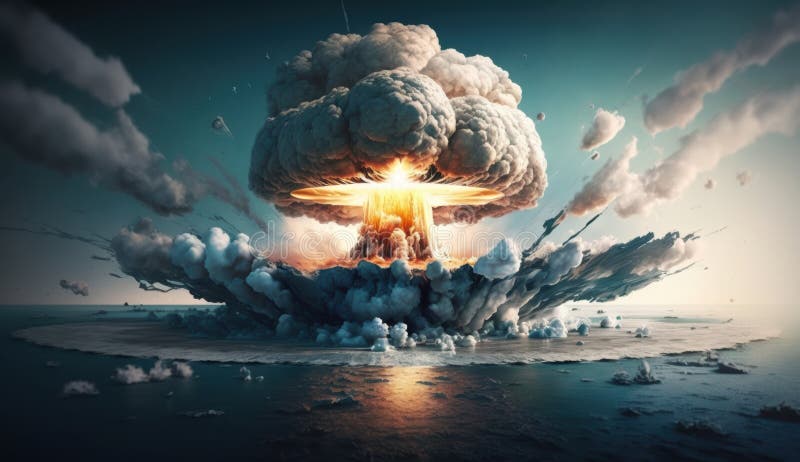 Nuclear Blast Devastation: a Chilling Depiction of Atomic Bomb ...