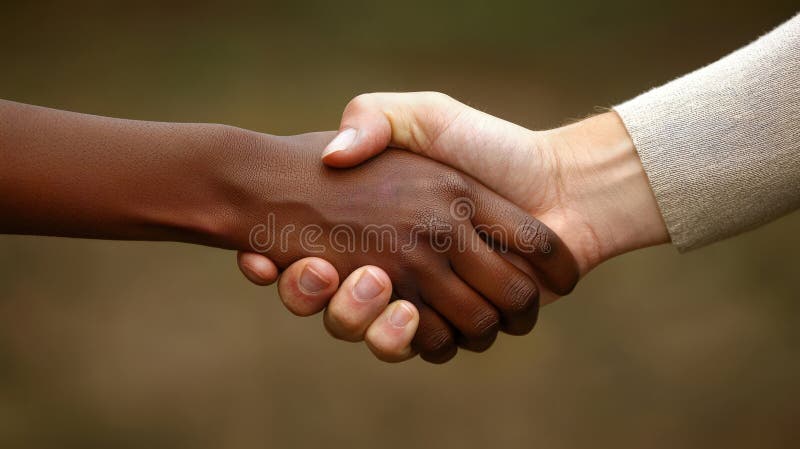 Unity in Diversity a Handshake Representing Equality and Understanding ...