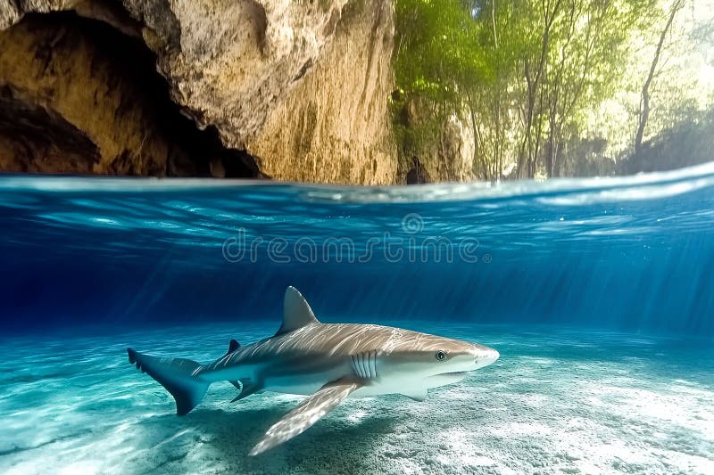 Picture Shows a Tiger Shark at the Bottom of a Cave in the Philippines ...