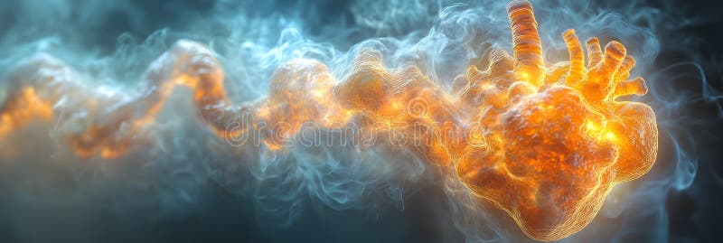 Powerful and Intense Image of a Fiery Explosion Erupting from a Burning ...