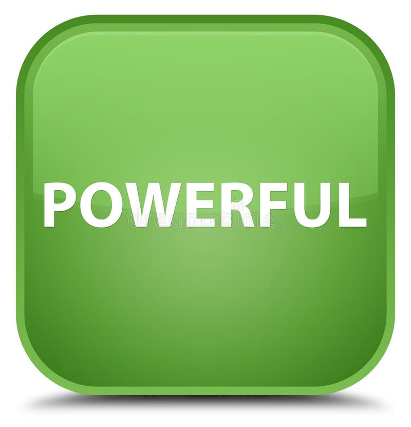 Powerful Special Soft Green Square Button Stock Illustration ...