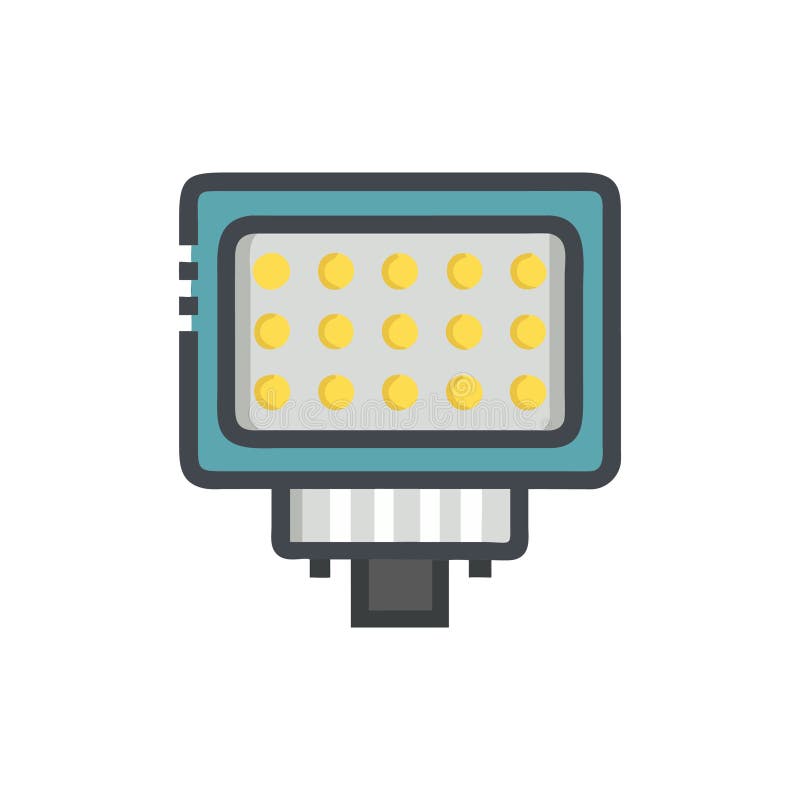 Powerful LED Flash Module for Illumination Stock Photo - Illustration ...