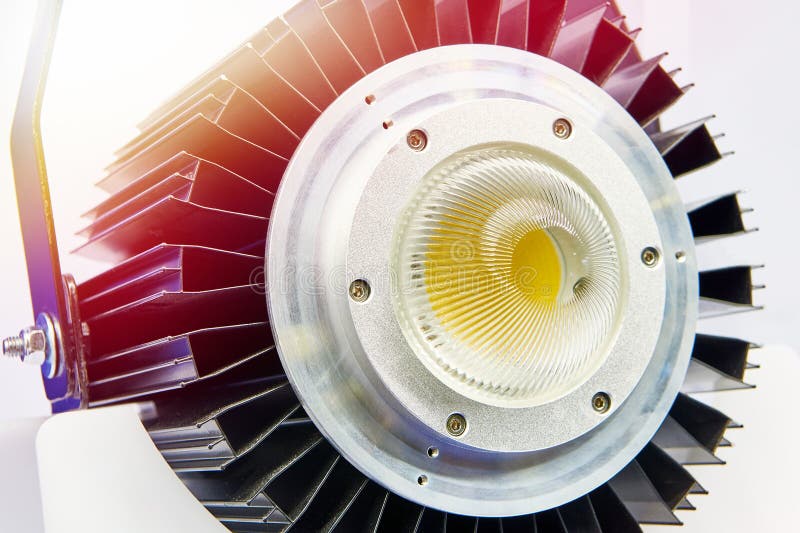 Powerful LED lamp stock photo. Image of industrial, energy - 276217108