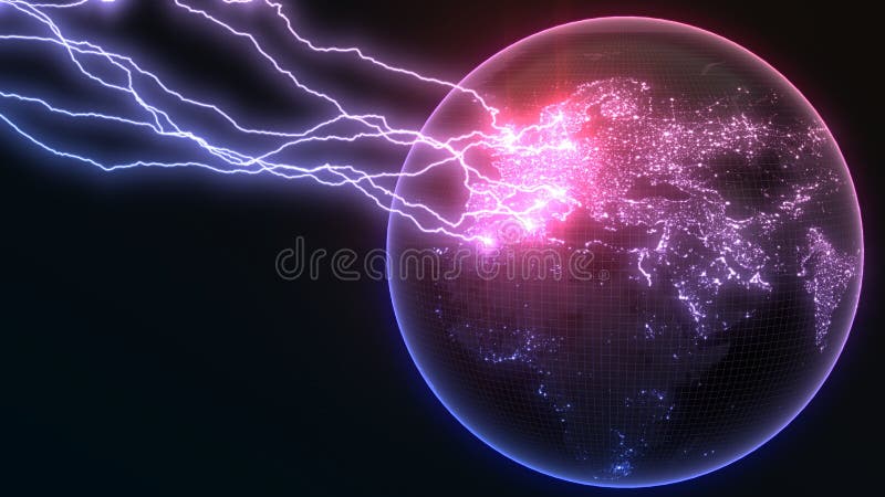 Powerful Lightning Strikes on Earths Europa Side and Makes Cracks on ...