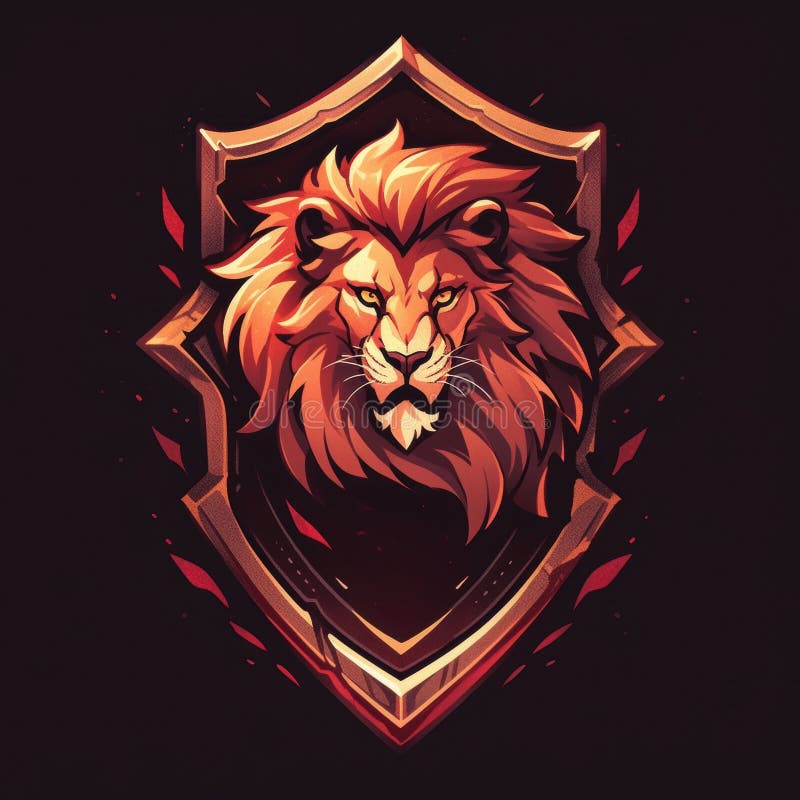 A Powerful Lion with a Magnificent Mane. Created by Generative ...