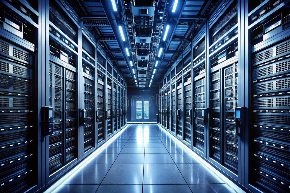 Powerful Mainframe Server in Modern Data Center a Glimpse into ...