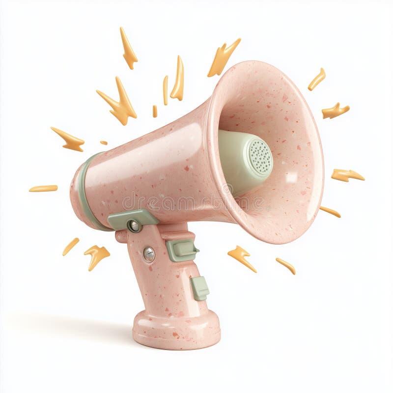 Powerful Megaphone Icon with Lightning Bolts Emanating for Dynamic ... Powerful Megaphone Icon with Lightning Bolts Emanating for Dynamic ...