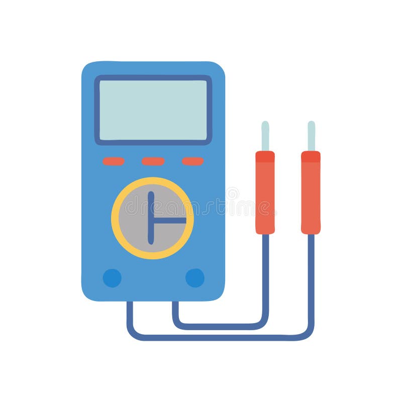 Powerful Multimeter Tool Icon Design Stock Illustration - Illustration ...