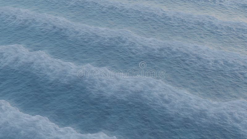 Powerful Ocean Waves Rolling in the Middle of the Sea, Generative AI ...