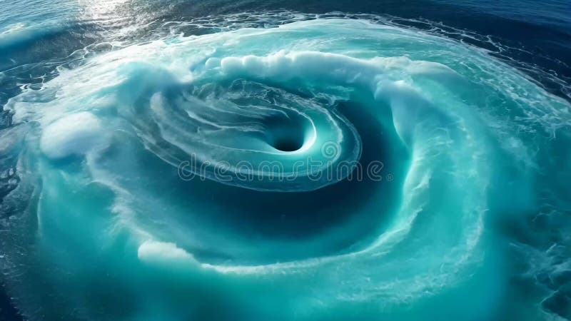 Powerful Ocean Currents Form a Striking Spiral Pattern in the Water ...