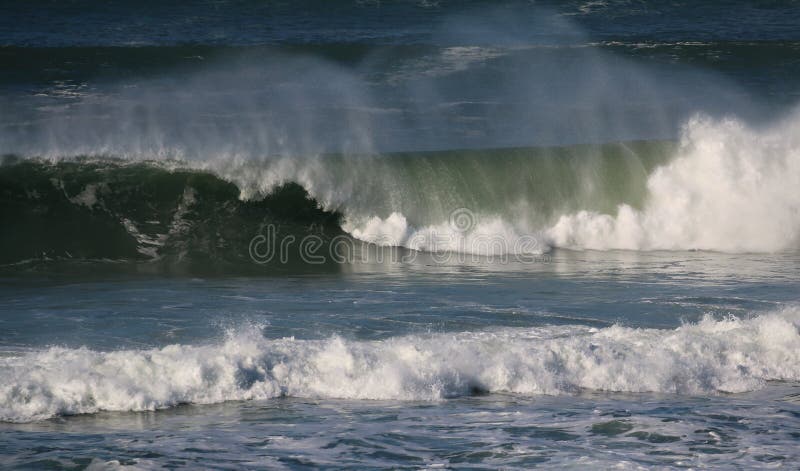 Powerful ocean wave stock photo. Image of coastal, closeup - 132383838