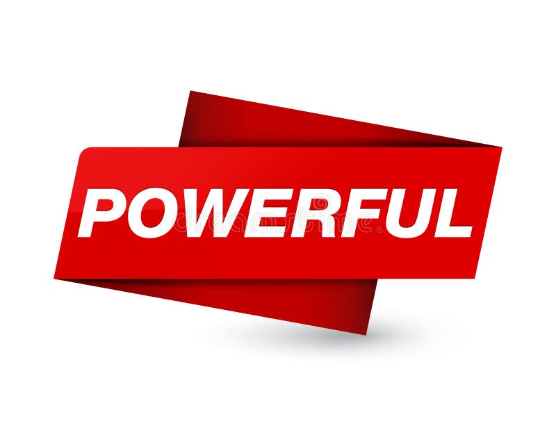 Powerful Premium Red Tag Sign Stock Illustration - Illustration of ...