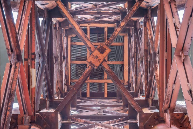 Powerful pylons support stock image. Image of connection - 252217801