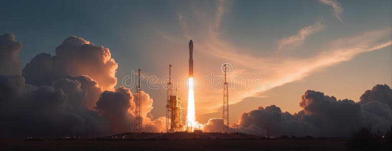Powerful Rocket Ignites on Launch Pad, Propelling Critical Payload into ...