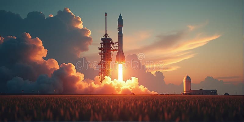 Powerful Rocket Ignites on Launch Pad, Propelling Critical Payload into ...