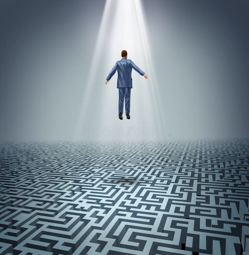 Levitating Man Stock Illustrations – 640 Levitating Man Stock ...