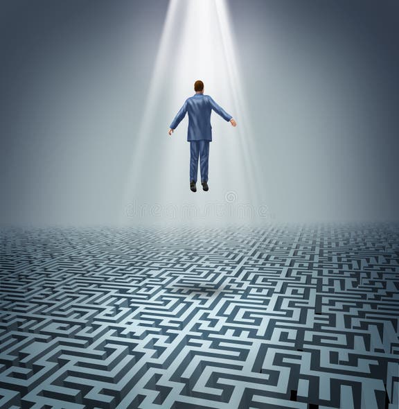 Levitating Man Stock Illustrations – 640 Levitating Man Stock ...