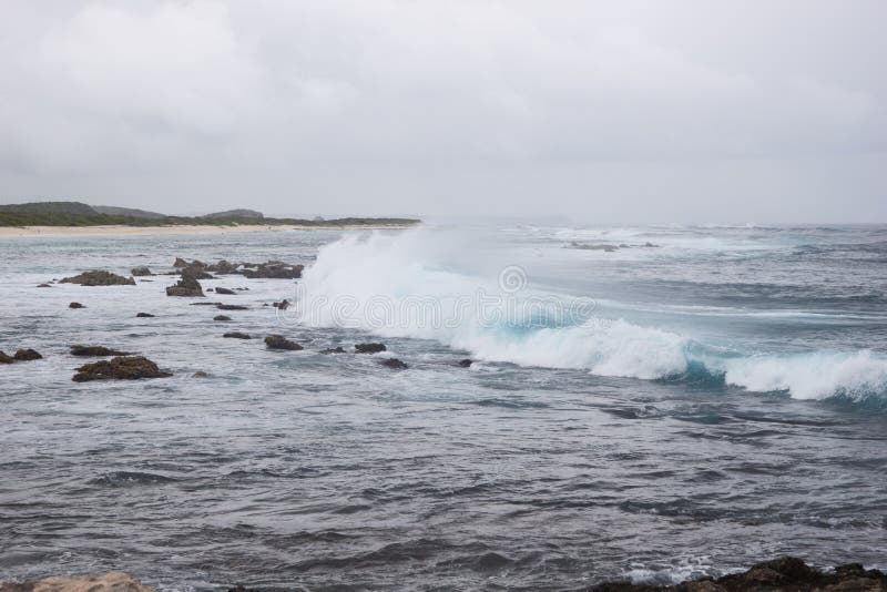 Powerful splash sea wave stock image. Image of water - 58250317