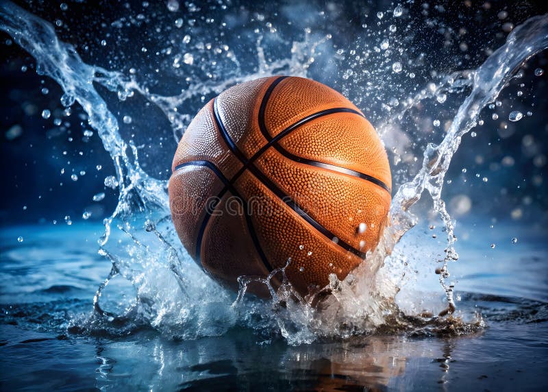 A Powerful Splash Witness the Physics of a Basketball Hitting Water ...