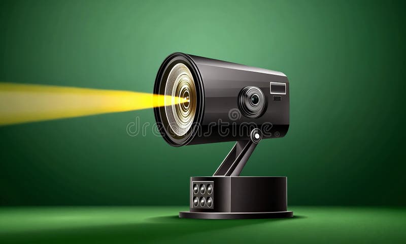 Powerful Spotlight Projecting Bright Beam Stock Video - Video of ...