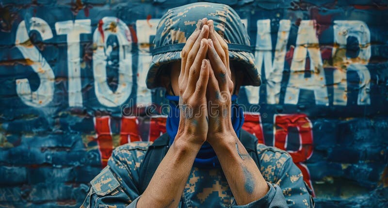 Powerful STOP WAR Message Depicted through Clasped Hands in Solidarity ...