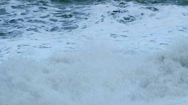 Powerful Stormy Sea Waves. Climate Change Effect on the Weather Crating ...