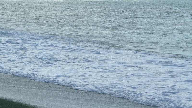 Powerful Stormy Sea Waves. Large Heavy Wave Breaking. Big Splash Sea ...