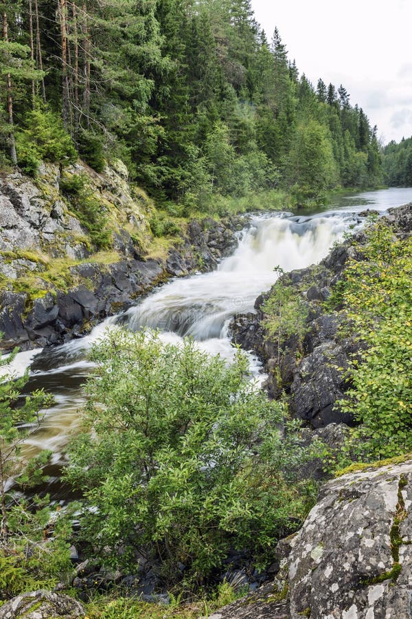 A Powerful Stream of Water among the Stones Stock Photo - Image of ...