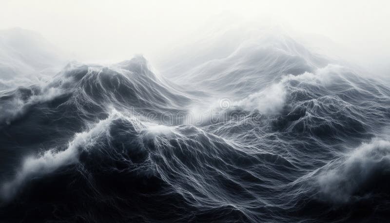 The Powerful and Strong Force of Marine Nature Shown through Raging ...