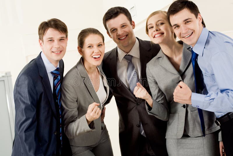 Powerful team stock photo. Image of happiness, handsome - 9160604
