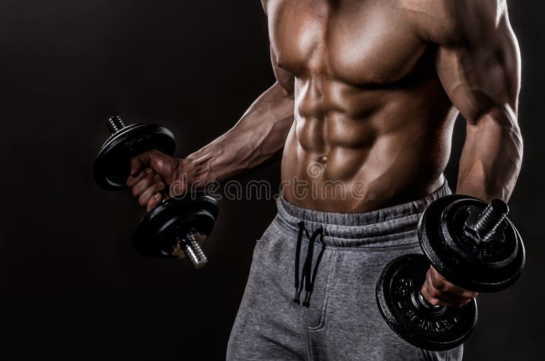 Powerful Torso of Athlete stock photo. Image of attractive - 53472770