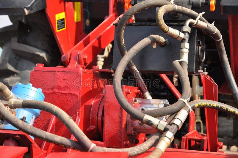 Powerful tractor engine stock photo. Image of truck, detail - 17768472