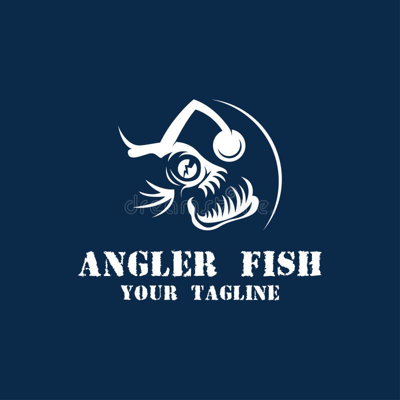 Powerful and Unique Angler Fish Logo Vector Stock Vector - Illustration ...