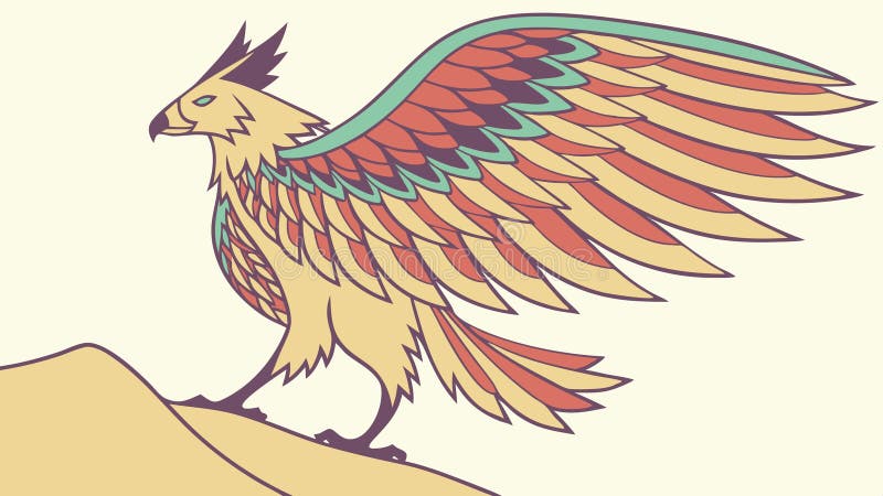 Majestic Gryphon Creature, Mythical Beast Vector Illustration, Vector ...