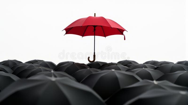 Umbrella Shield: Protection and Security Amidst the Storm (Generated ...