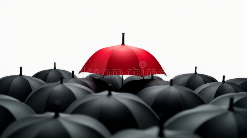 Umbrella Shield: Protection and Security Amidst the Storm (Generated ...