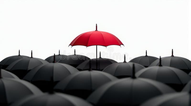 Umbrella Shield: Protection and Security Amidst the Storm (Generated ...
